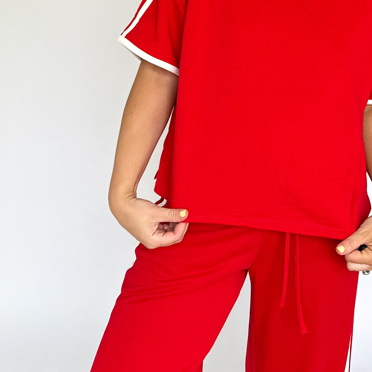 Sporty Spice Top | Red – Goldie Vines